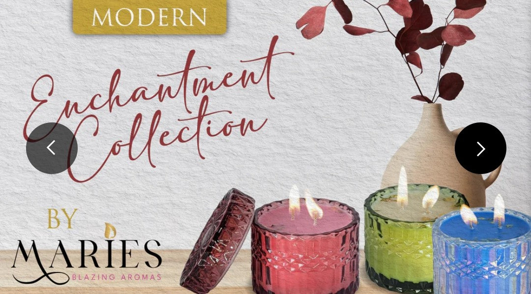 Glow in Elegance: Enchantment Candle Jar Collection